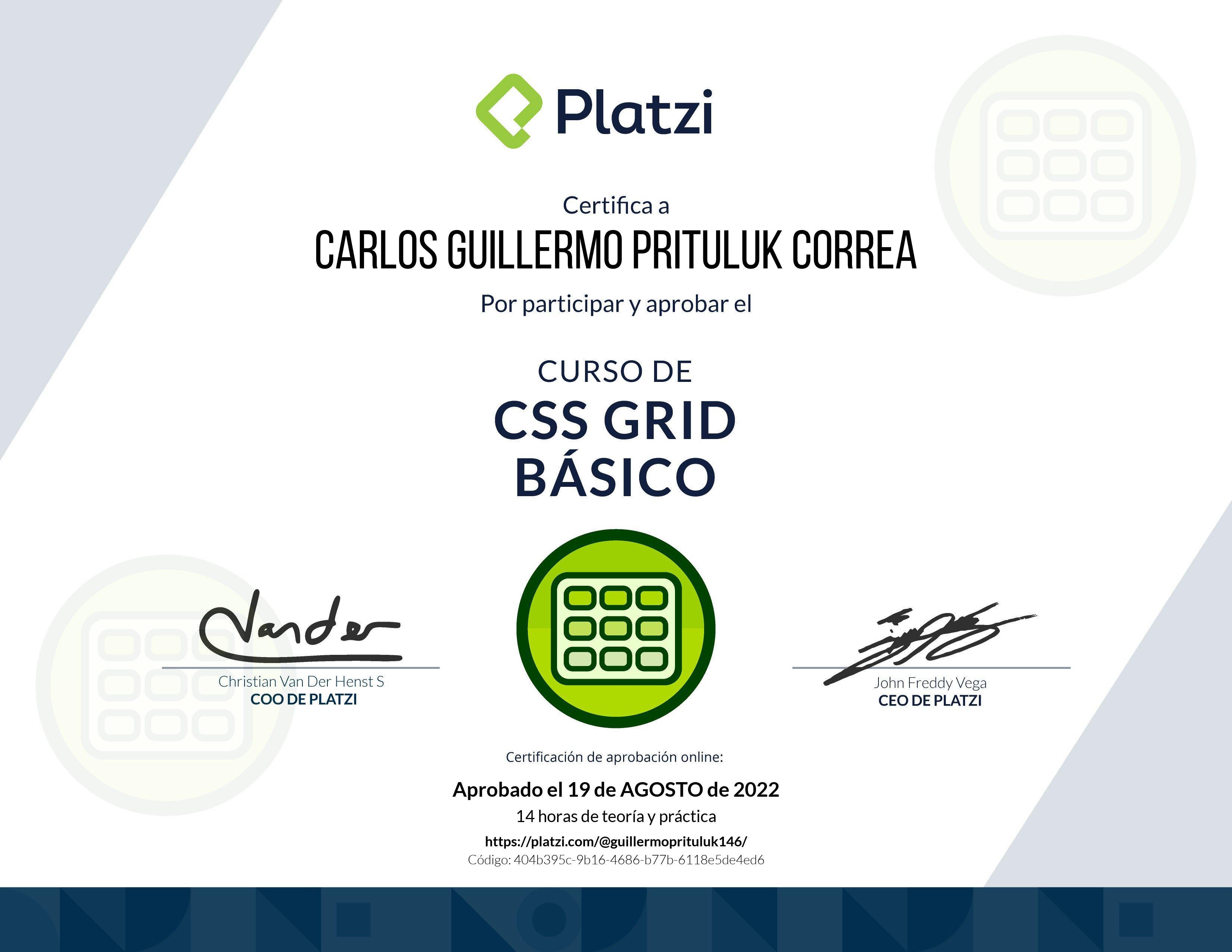 Guillermo Prituluk - Frontend Developert